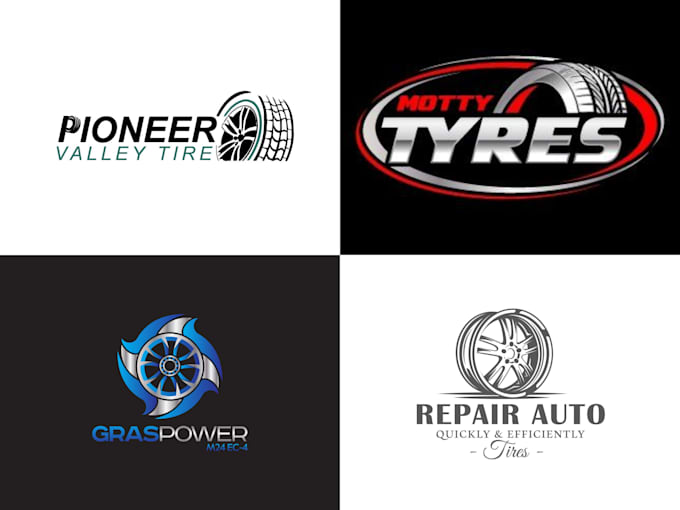 Do modern tire, wheel and rim shop logo design by Productiveproo | Fiverr
