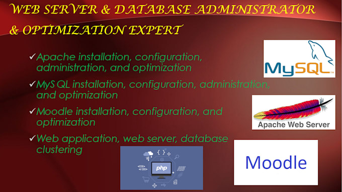 Install Configure Optimize Php Apache Mysql Moodle By Moh4d2i Fiverr