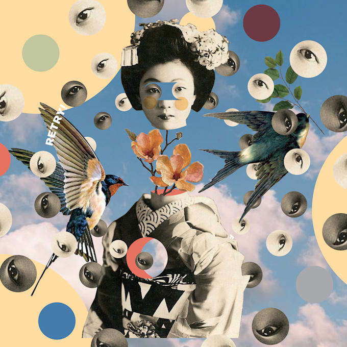 Realize an artistic collages and gifs for you project by ...