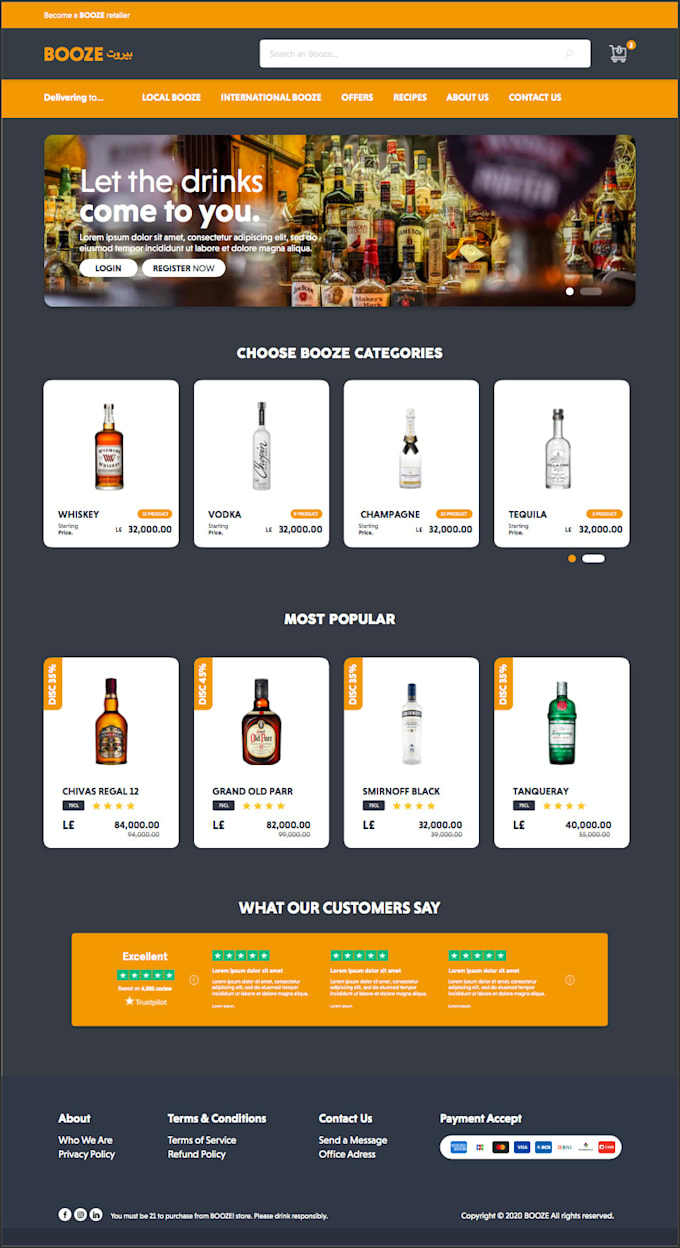 Design psd files for your full website by Likes21 | Fiverr