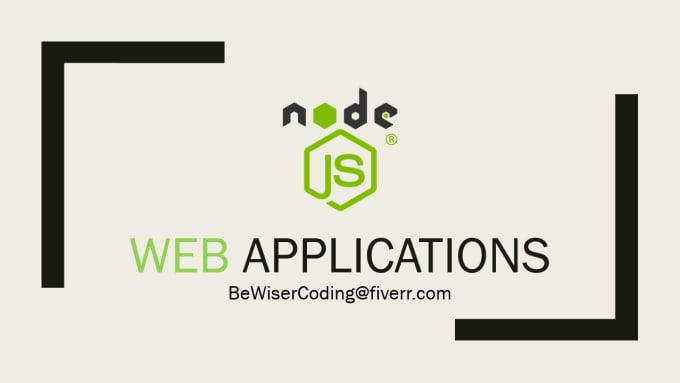 Build Web App Using Nodejs Mongodb And Express Server By Bwcoding Fiverr