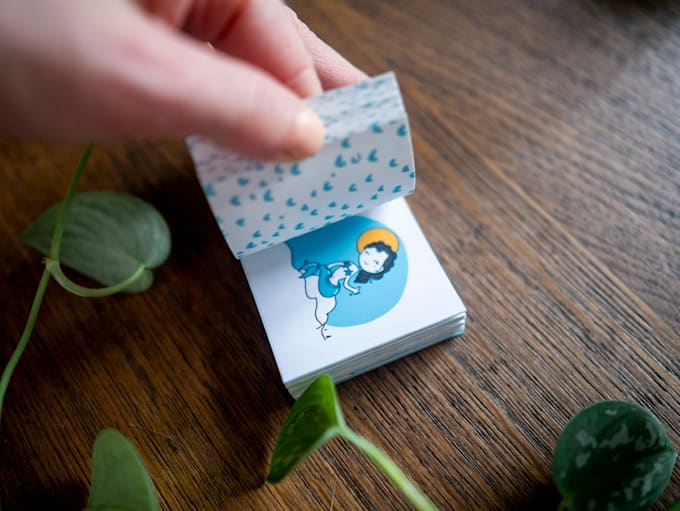 Do a personalised animated flipbook by Elodiedelassus | Fiverr