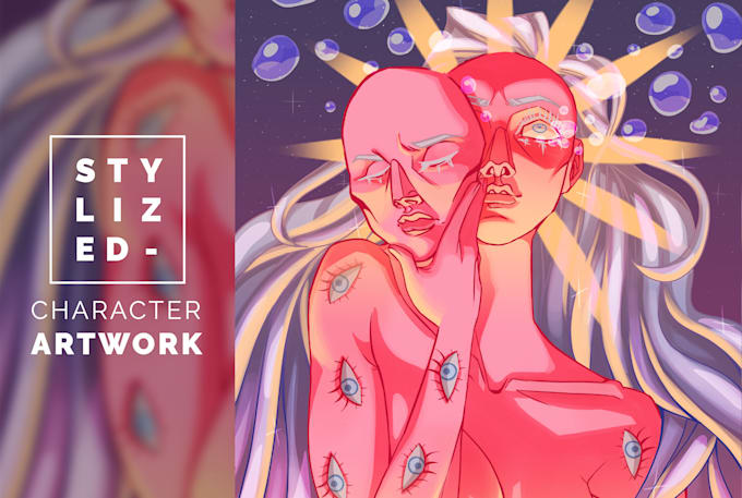 Draw cool stylized character artwork by Staoix | Fiverr