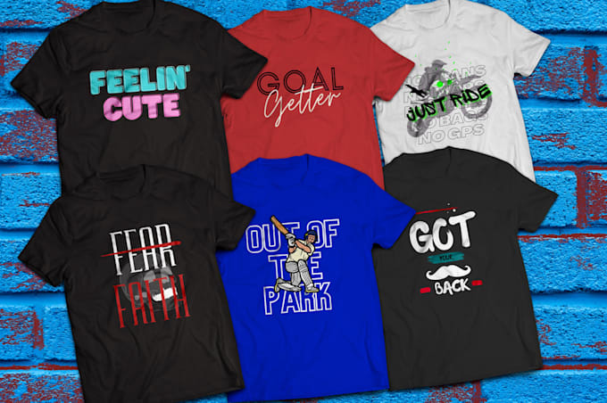 Create designs for your t shirts and merchandise by Saadfarooqui007 ...