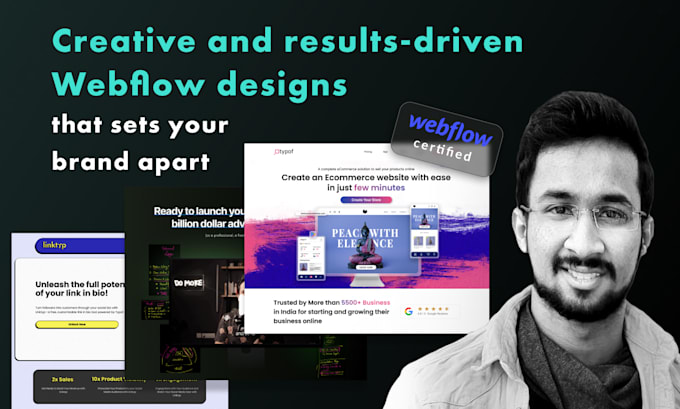 Design a branding kit, and webflow website by Pranayprajapati | Fiverr