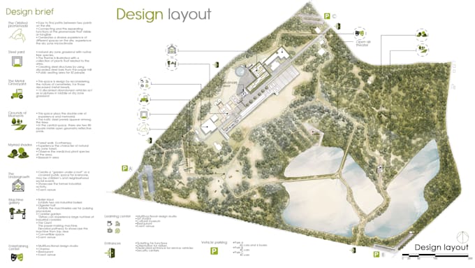 Render architectural and landscape layouts, sections and elevations by ...