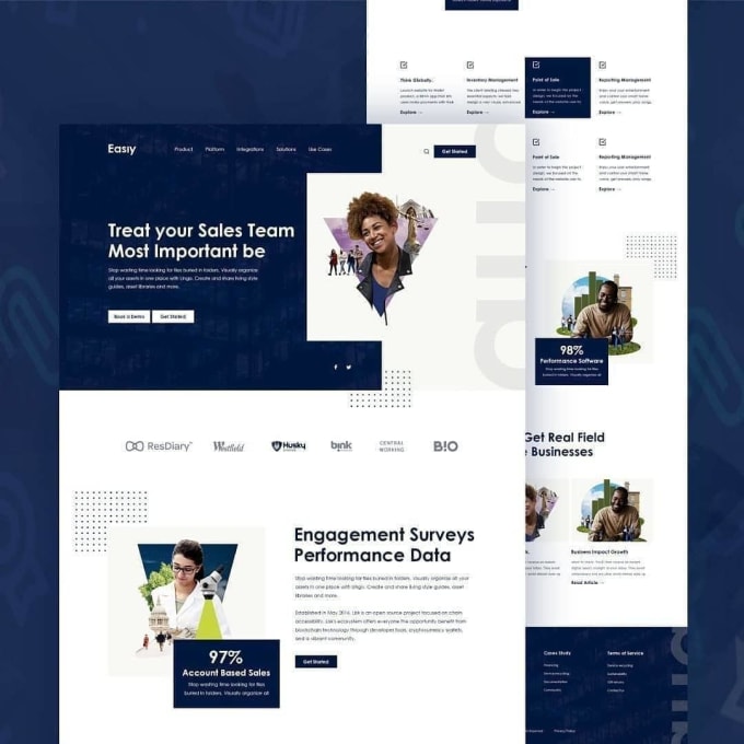 Create a unique and classic website for your busines by Jbxxnn | Fiverr