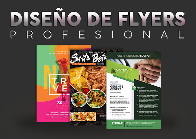 Realizo flyers modernos para tu negocio o evento en 24 horas by Kanugh ...