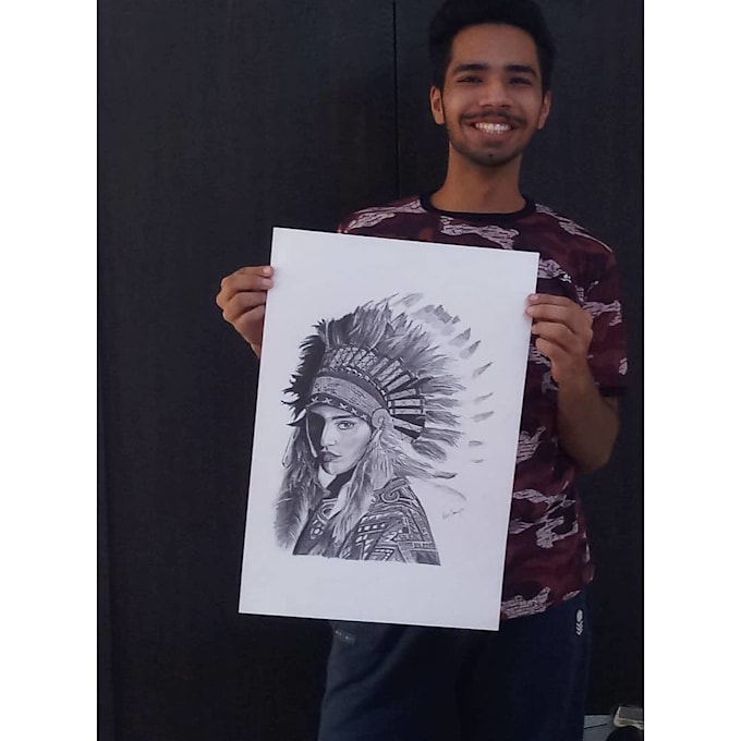 Make customized pencil portraits by Devtaneja25 | Fiverr