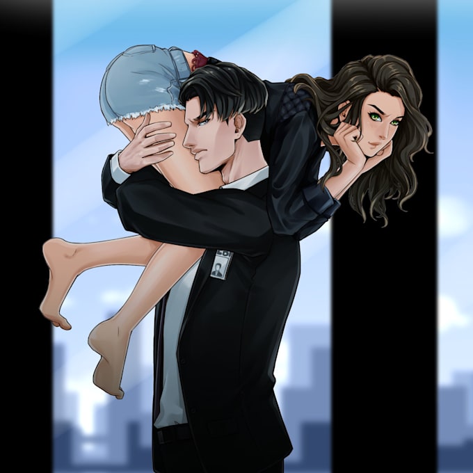 Draw your episode characters with my artstyle by Rinji___ | Fiverr