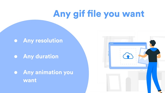 Do gif animations for you by Shanithdha | Fiverr