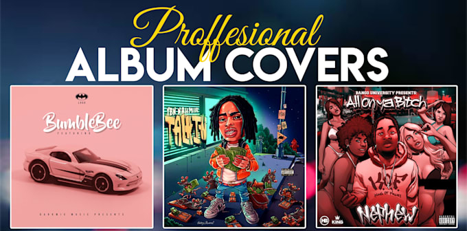 Create an amazing cartoon album cover by Gee_design | Fiverr