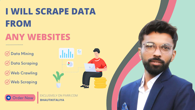 Do data extraction, web scraping and data scraping by Bhautikitaliya ...