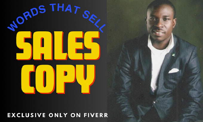 Write a unique sales copy that sells your product and service fast by ...