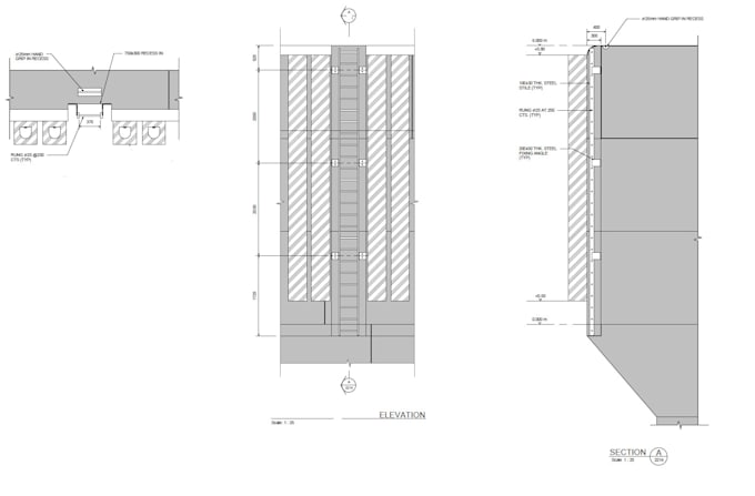 Do autocad based structural 2d plans, cross sections and elevation by ...