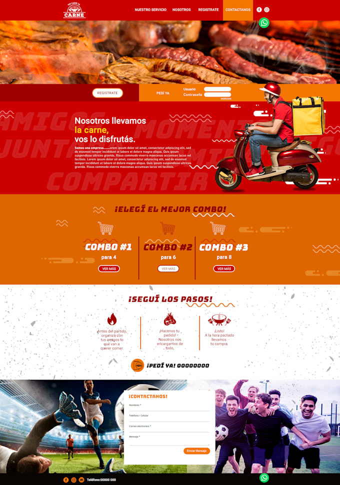 Landing page in html and css bootstrap by Concepto_ | Fiverr