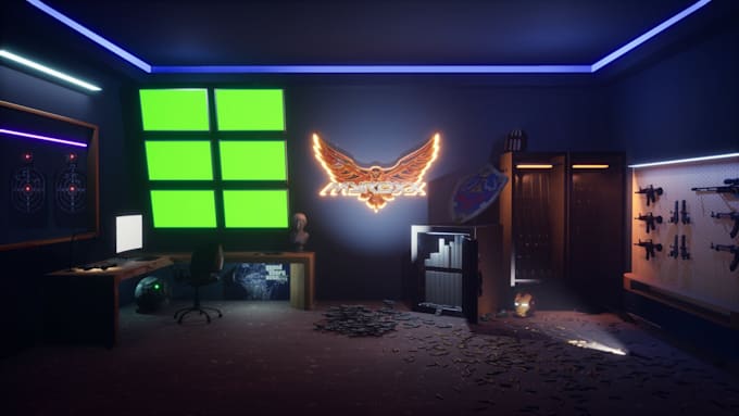 Create streamer background in unreal engine by Ameerhamza155 | Fiverr