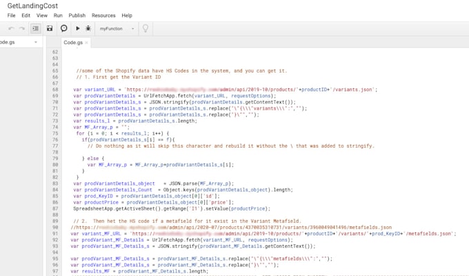 Develop google sheet javascript for your filemaker solution by ...