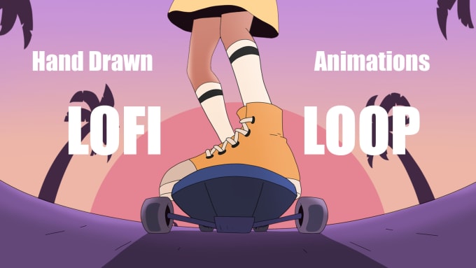 Create lofi loop animation, animated gif by Meleko | Fiverr