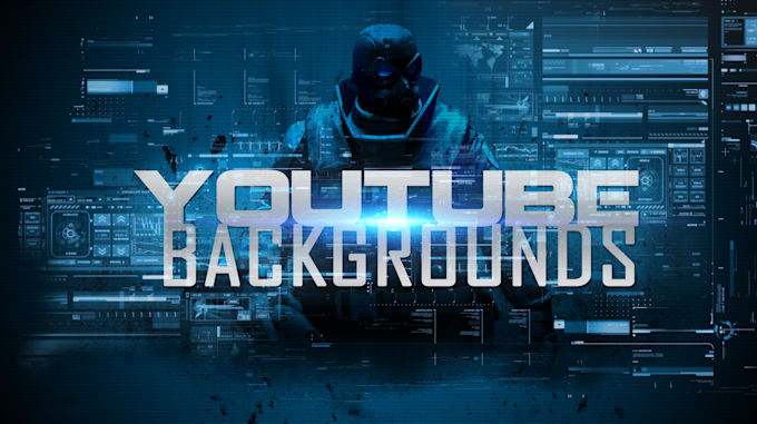 Make professional youtube backgrounds; includes psd file + free youtube ...