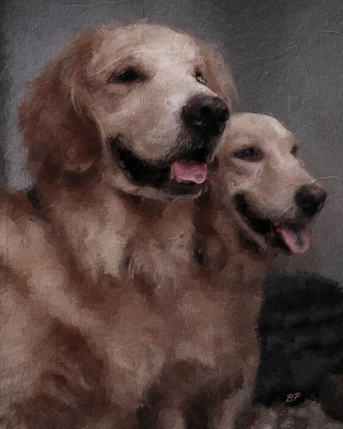 Make you foto into amazing oil paint canvas character by Comikan | Fiverr