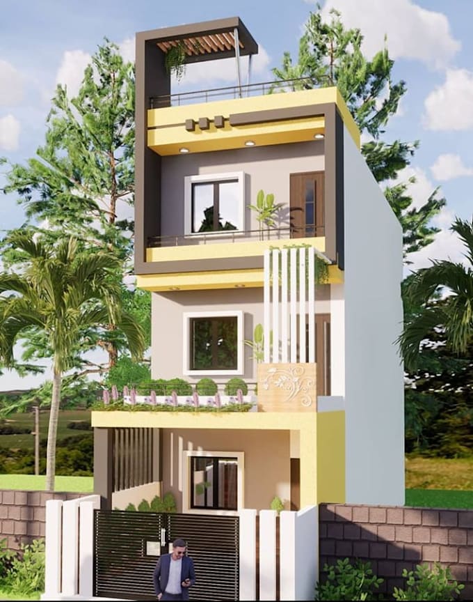 Draw your dream house in autocad 2d ,3d by Jaseemahmad | Fiverr