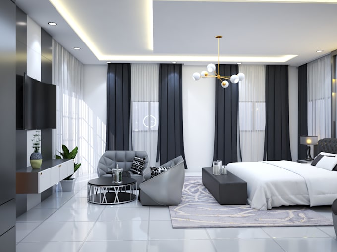 Do a well detail room bathroom kitchen design by Achides_studio | Fiverr