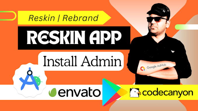 Do android app reskin, rebrand, customize, setup codecanyon app script by Msafwanshafiq | Fiverr