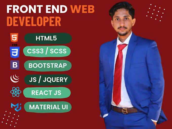 Your Front End Web Developer Html5 Css3 Bootstrap By Usamaahmed575