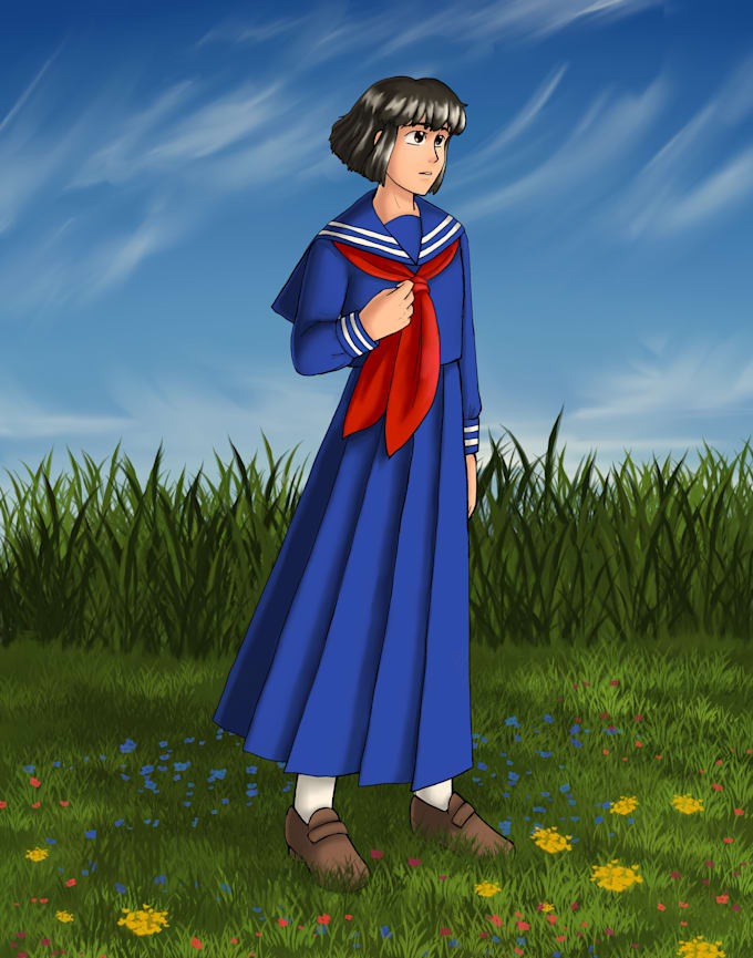 Draw anime styled characters by Force_dani | Fiverr