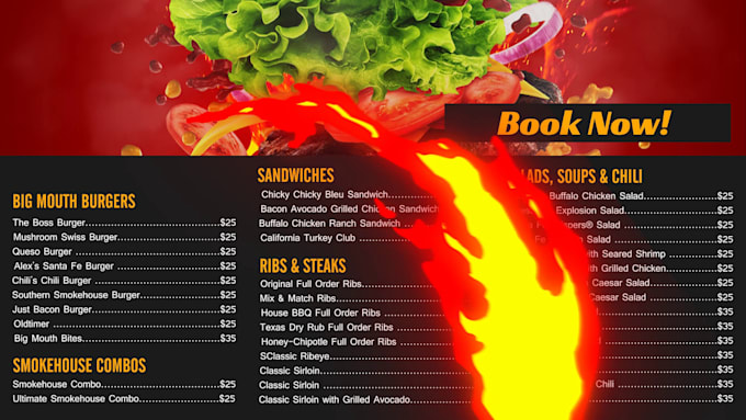 Animate your digital menu board by Zenboy | Fiverr