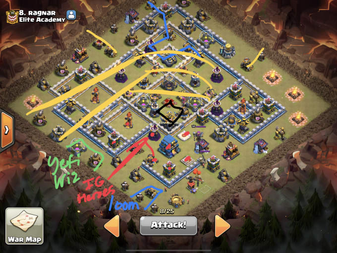Create you a attack plan in clash of clans by Nealbaron | Fiverr