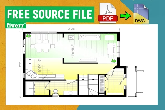 Draw, redraw floor plan for real estate agents in autocad by ...