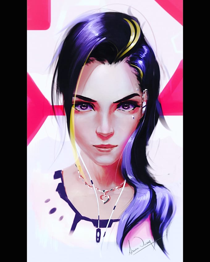 Draw fantasy female character for you by Seekal | Fiverr