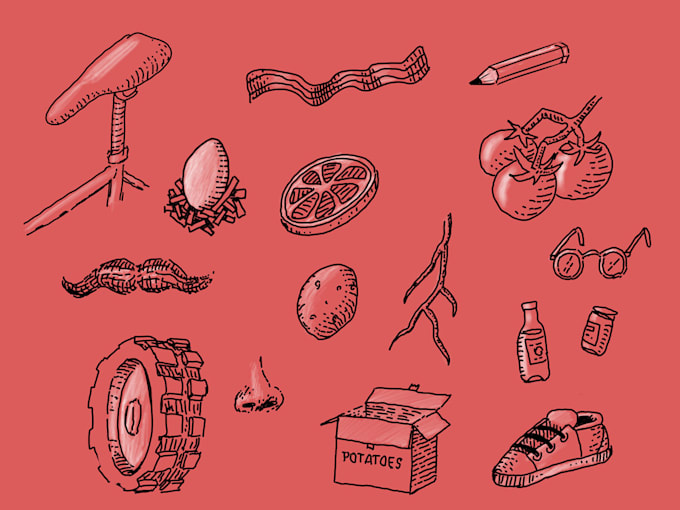 Draw any object for your project by Grammaphic_ | Fiverr