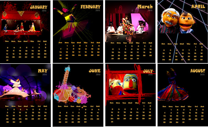 Make a very creative calendar for you by Adinakhawaja | Fiverr