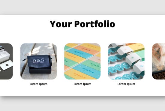 Design modern portfolio using google slides by Sajjalkhan90 | Fiverr