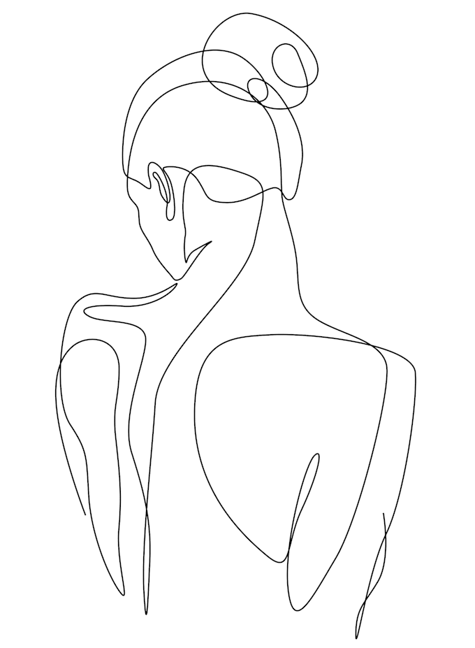 Draw continuous line art animations by Galuhchan | Fiverr