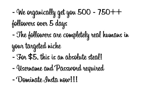 Steal 500 to 750 instagram followers from your competitors by ...