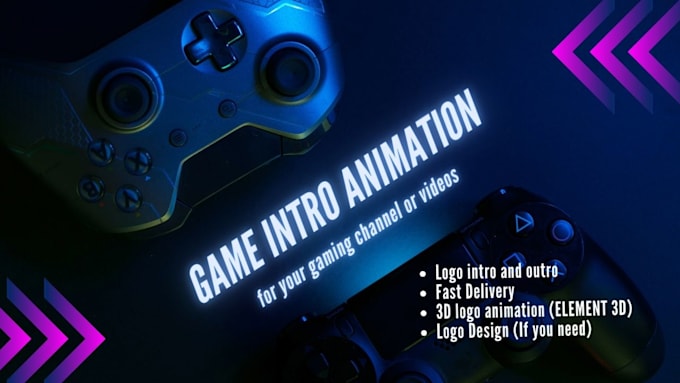 Animate game intro for your channel by Motionblog | Fiverr