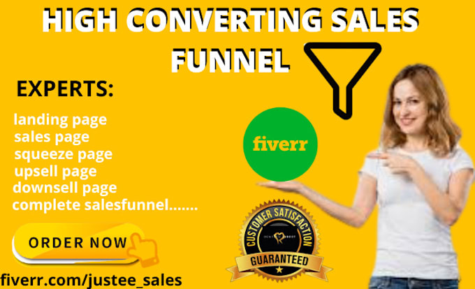 Setup complete mailchimp sales funnel, landing page, klaviyo sales ...