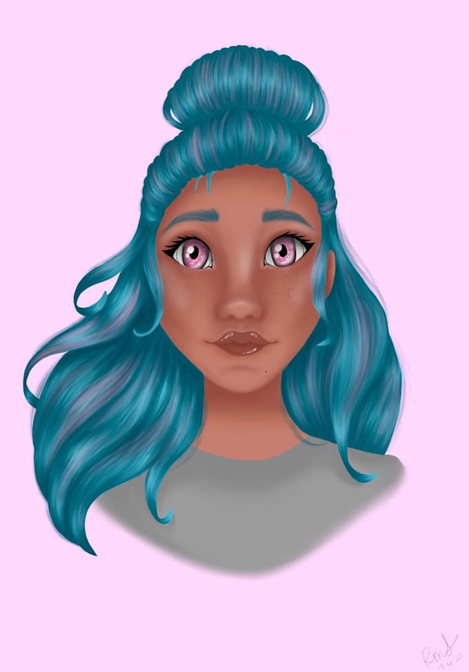 Draw your favorite character digitally by Rmakahla | Fiverr