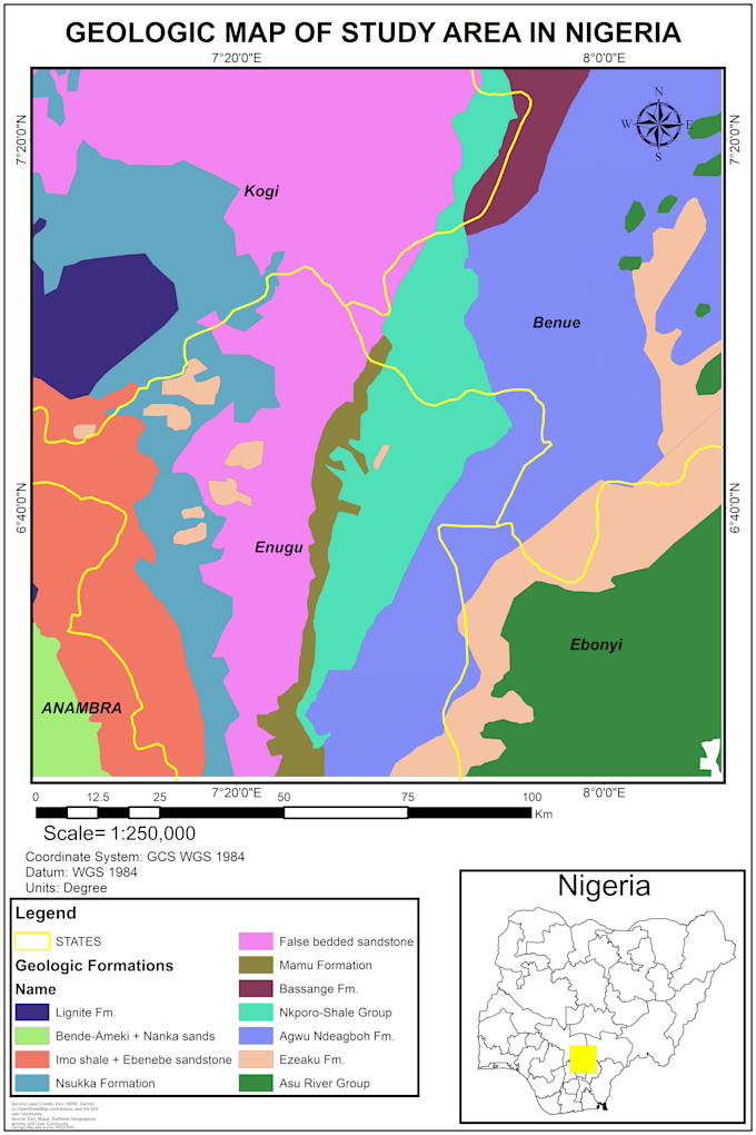 Create technical gis maps to boost your research by Shedrack_ogu_27 ...