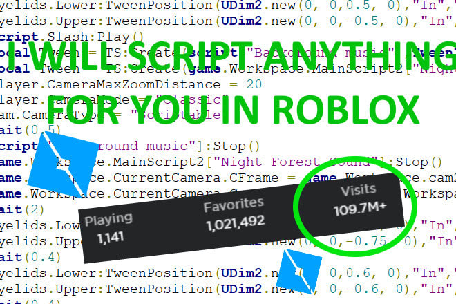 Make you a roblox script by Maskedoperative | Fiverr