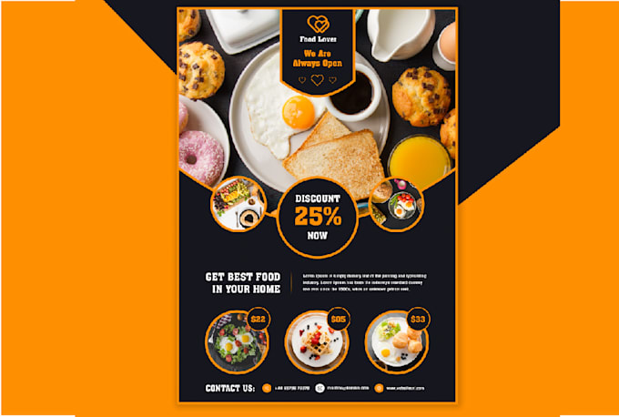 Design a one page full color flyer by Sruthi0902 | Fiverr