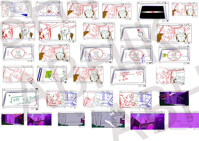 Draw amazing storyboard for your projects by Dipalidutta | Fiverr