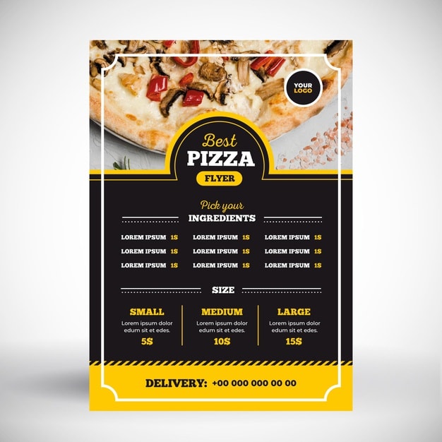 Design unique restaurant menu, food flyer or brochure food menu card by ...