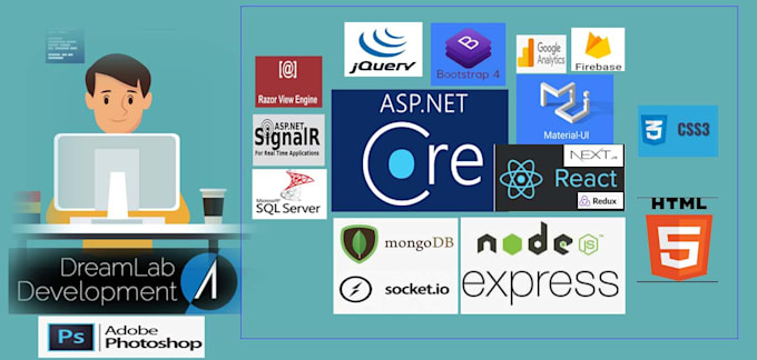 Be your front end web developer with react and material ui by ...