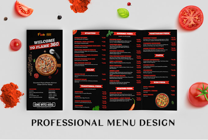 Design a professional restaurant menu, food menu, bar menu by ...