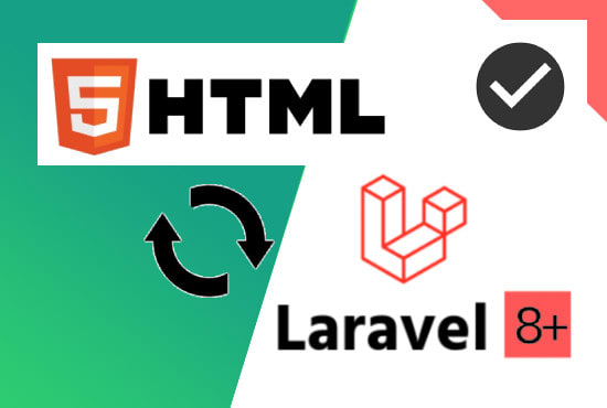Convert Html Template To Laravel App By Lahirudshan Fiverr